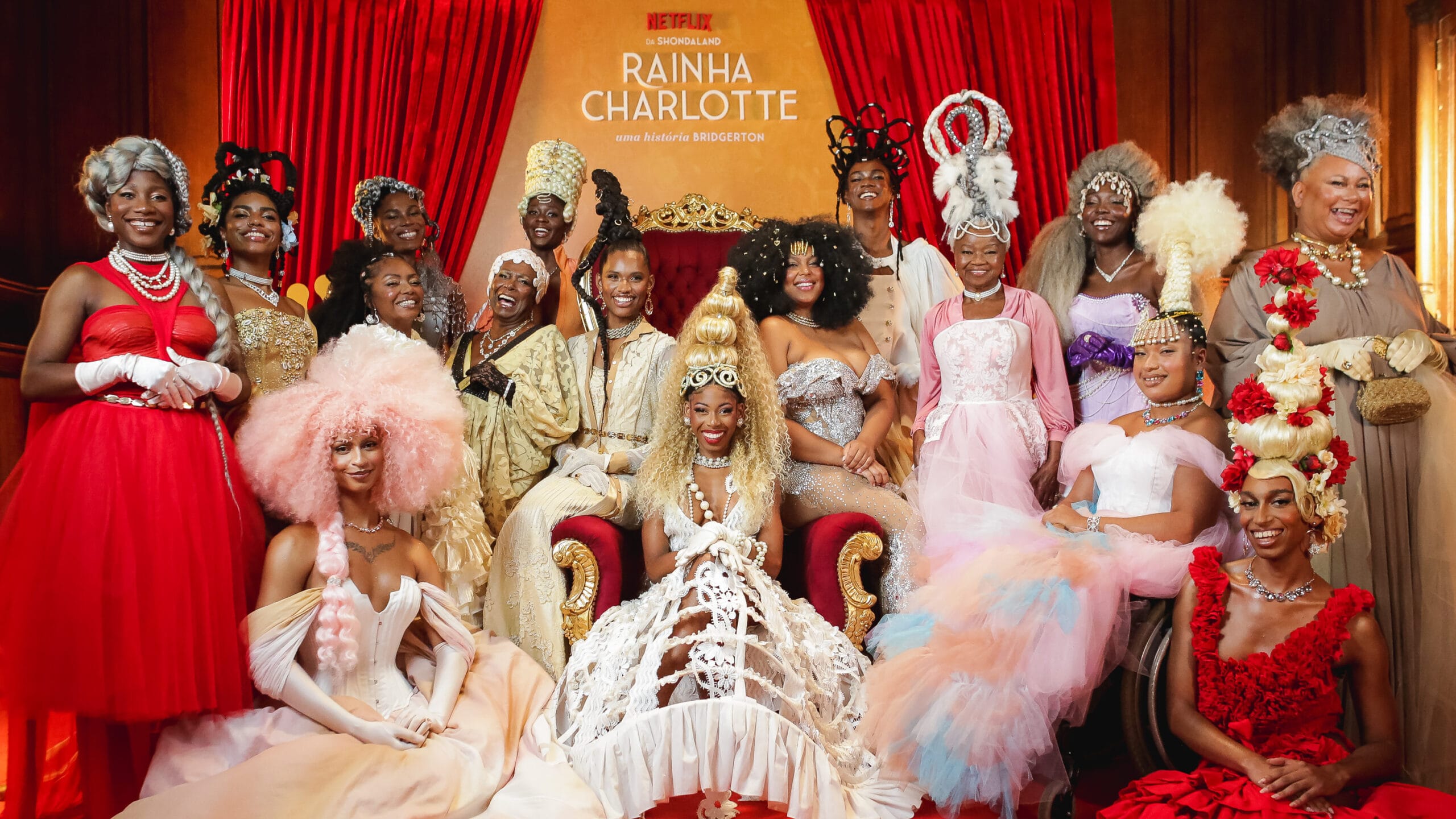 Netflix promove evento de pré-estreia de "Rainha Charlotte" em São ...